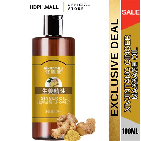 Ginger Essential Oil Massage Lymphatic Drainage Detoxification