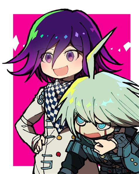 Oma Kokichi And K1 B0 Danganronpa And 1 More Drawn By Youko Shima