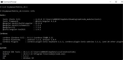 Ionic4 How To Migrate Ionic 420 To Latest Version Stack Overflow