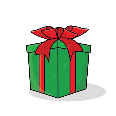 Caja De Regalo De Navidad Vector De Dibujos Animados Regalo De Navidad