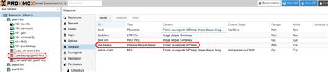 Proxmox Backup Server Installation Et Configuration Memo