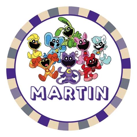 Banner Imprimible Circular 120 Mts Smiling Critters Mercadolibre