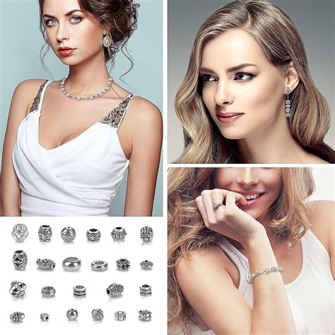 100 G Spacer Beads Metal Beads Bead Caps Silver Tibetan Spacer Beads