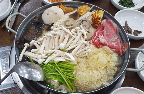 능이버섯전골 음식 여행 에펨코리아