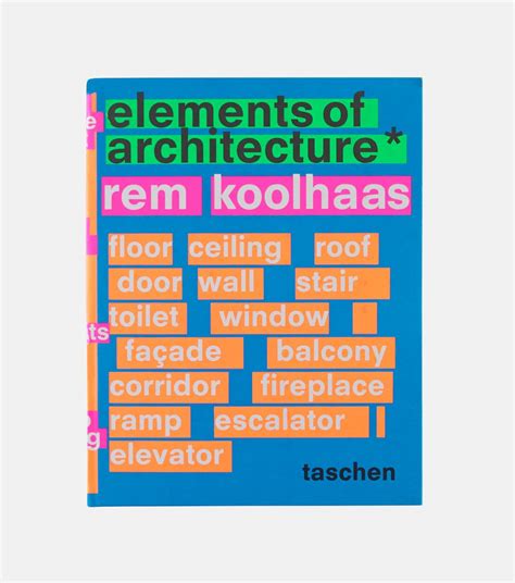 Elements Of Architecture Book In Blue Taschen Mytheresa