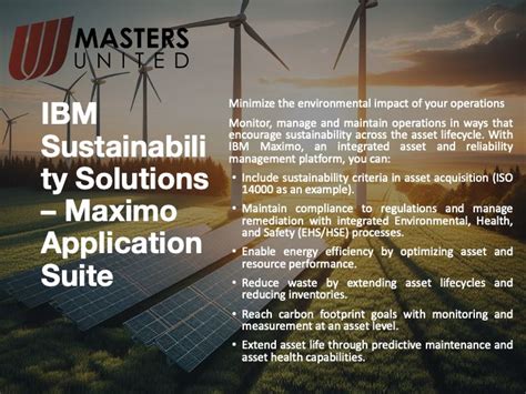 Masters United On Linkedin Ibm Ibmmaximo Maximo Mas Eam Cmms