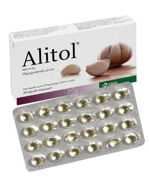Alitol Pearls X 48 Kaps Miażdżyca I Cholesterol Serce Leki I Suplementy Apteka