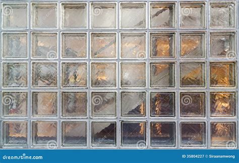 Glass Block Wall Stock Image Image Of Wall Block Glass 35804227