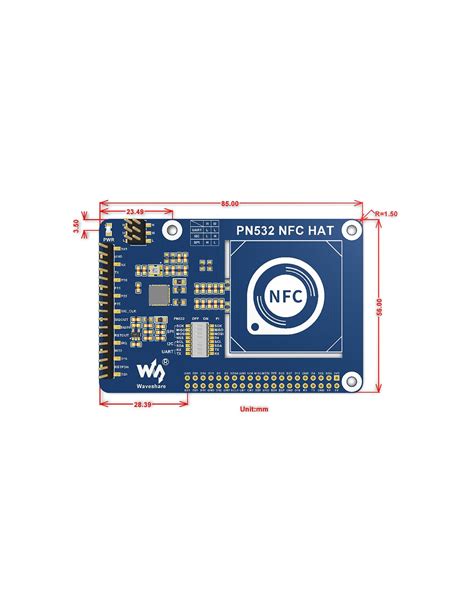 pn532 nfc hat for raspberry pi i2c spi uart