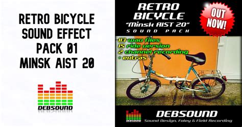 Retro Bicycle Sound Effect Pack 01 Minsk Aist 20 Transportation Sound Fx Unity Asset Store