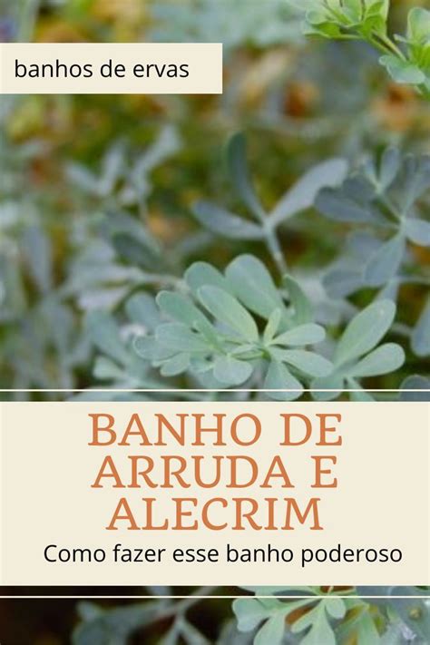 Banho De Arruda E Alecrim O Que é Como Funciona E Quais Benefícios