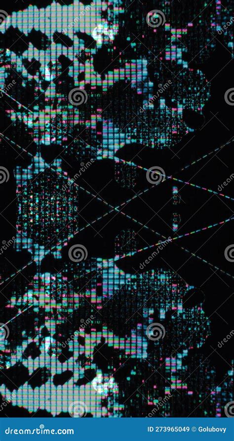 Digital Art Geometric Glitch Color Pixel Noise Stock Image Image Of Symmetrical Pixel 273965049