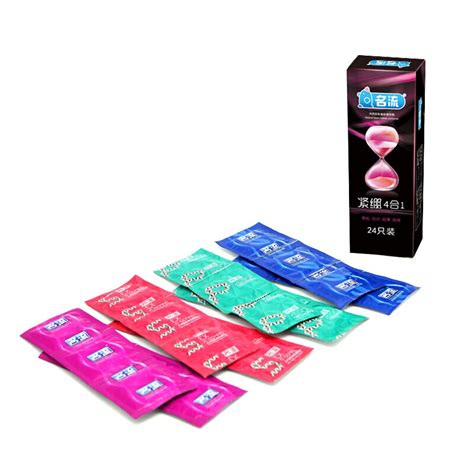 【new】﹊mingliu 24pcs Mixed Type Super Tight Condoms Dots Ribbed G Spot