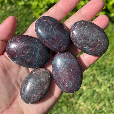 Ruby Kyanite Pebble The Rock Crystal Shop