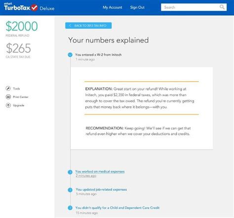 Turbotax Makeover Is Solid Turbotax Tax Software Workflow Design