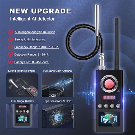 Goxteam Pro Hidden Devices Detector 4 In 1 Anti Spy Gadget With Gps