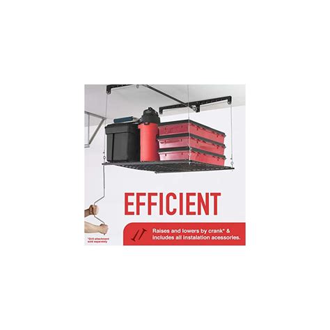 Racor Phl R Garage Ceiling Storage Rack Lift The Best Winch