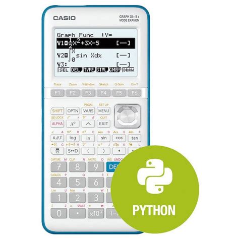 Calculatrice Graphique Casio Graph 35e Menu Python Intégré Mode