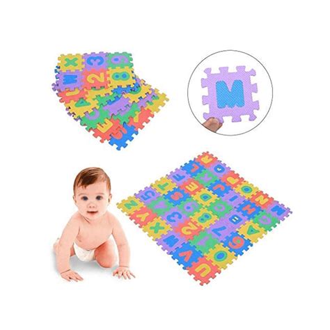 Eva Puzzle Infant Mat English Letters And Numbers Freeshop