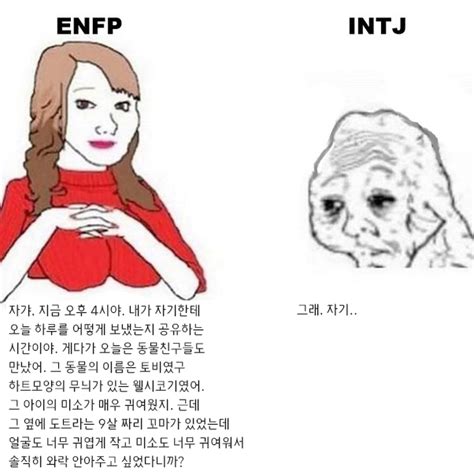 Enfp와 Intj 궁합