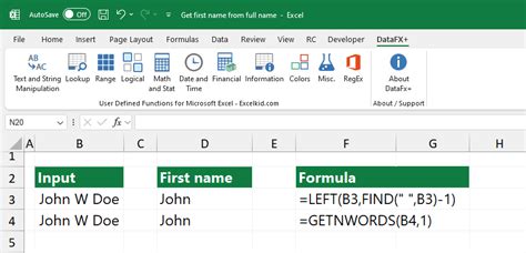 Get First Name From Name Excel Bootcamp