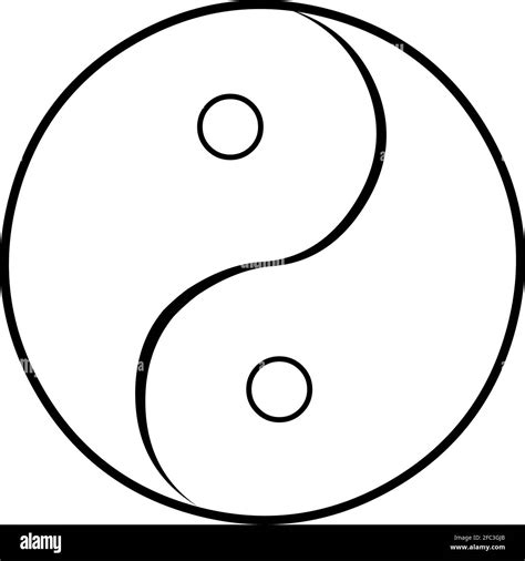 Simbolo Di Yin Yang Immagini Vettoriali Stock Alamy