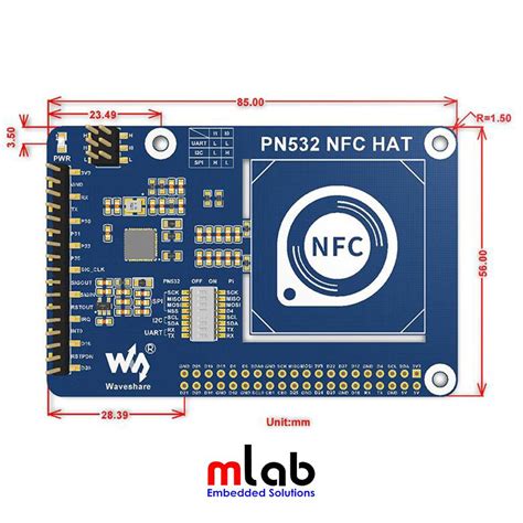 PN532 NFC HAT Cho Raspberry Pi I2C SPI UART
