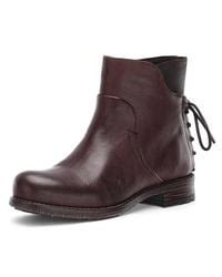 Eric Michael Leather Lace Up Ankle Boots In Black Lyst