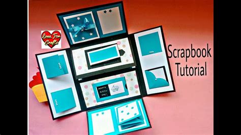 How To Make A Scrapbook Scrapbook Tutorial Diy Scrapbook Idea