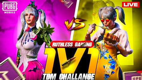 1v1 Tdm Rooms Pubg Mobile Live Tdm Room Challenge On Live Stream Come