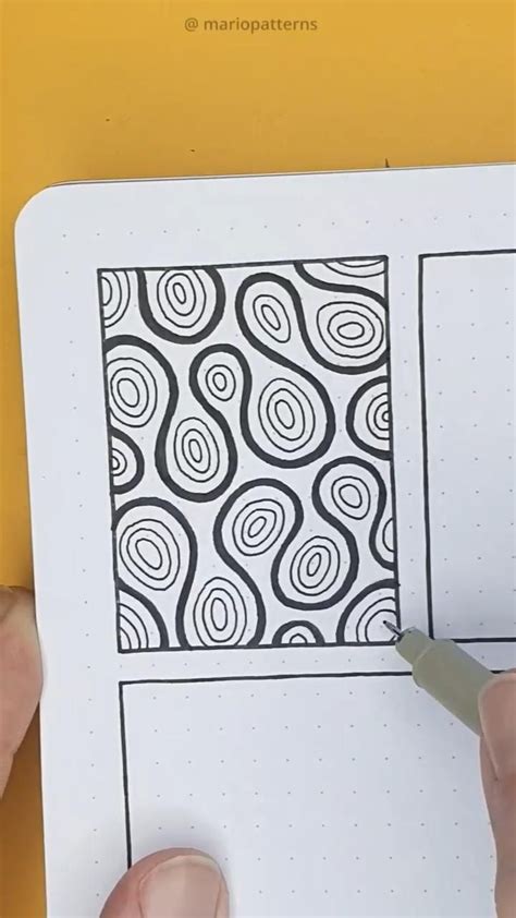 Easy Abstract Zen Doodle Pattern Drawing Idea Estampados Zentangle