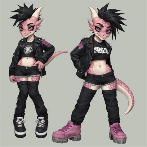 Female Kobold Punk Skater Chi Image Created By Tensorart