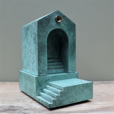 Patinated Brass Treasure House By Marcus Steel M14 Pyramid Gallery