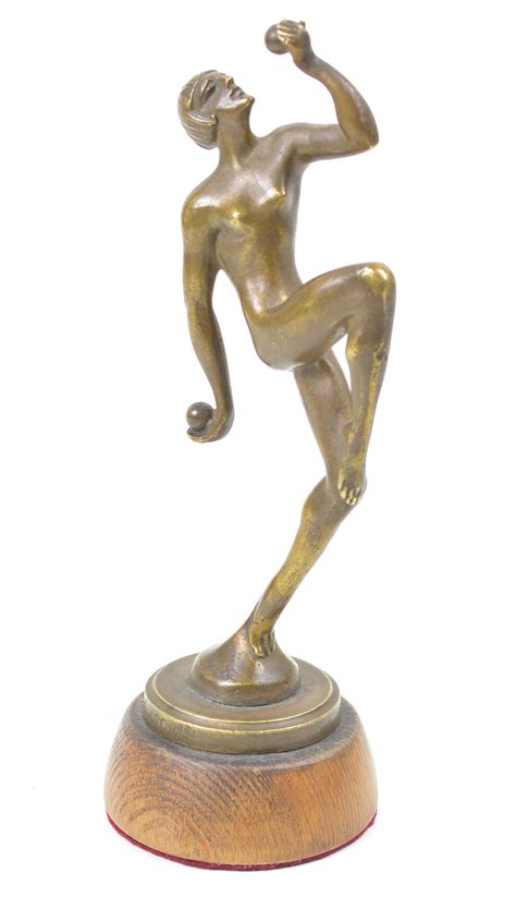 Lot 68 Art Deco Nude Dancing Girl Bronze