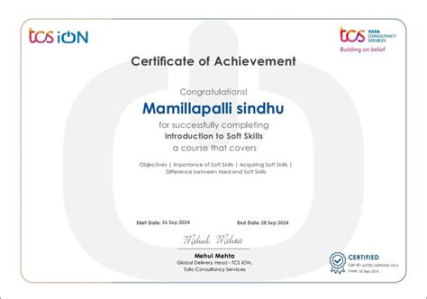 mamillapalli sindhu on linkedin softskills continuouslearning