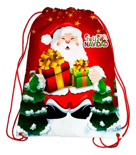 Morralitos Navidad Dulceros Bolo Recuerdos Fiesta 25pzs Envío gratis