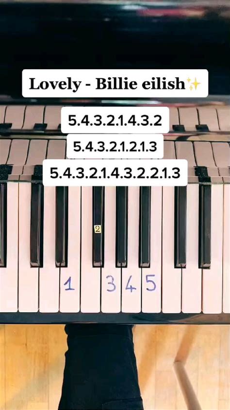 Lovely Billie Eilish Piano Easy Tutorial In 2022 Piano Lessons