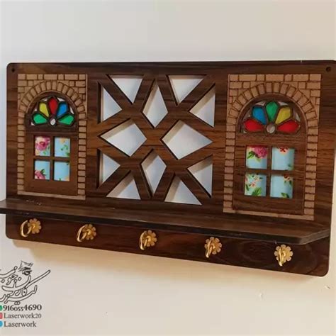 خرید و قیمت جاکلیدی دیواری سنتی 6 تایی عمده از غرفه لیزرکاران جنوب