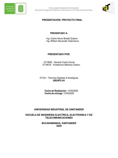 Proyecto Final Tdanda Pdf Diodo Emisor De Luz Arduino