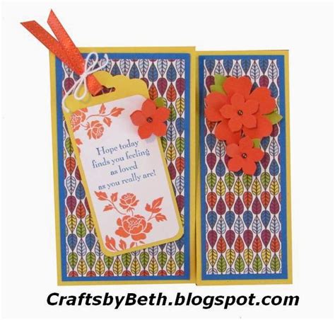 Crafts By Beth Post It Note In An Easel Card
