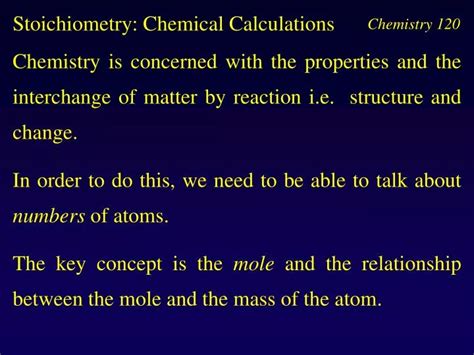 Ppt Stoichiometry Chemical Calculations Powerpoint Presentation