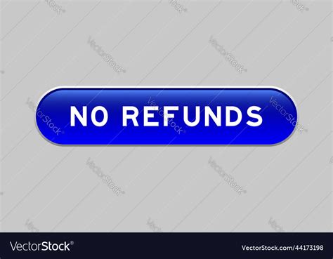 Blue Color Capsule Shape Button With Word Vector Image