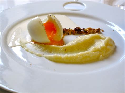 The Tasty Side To Life PARSNIP PUREE WITH HAZELNUTS DRIED CHERRIES SOFT BOILED EGGS AND A