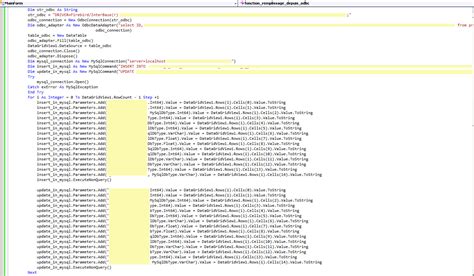 Vbnet Mysql Update Query Stack Overflow