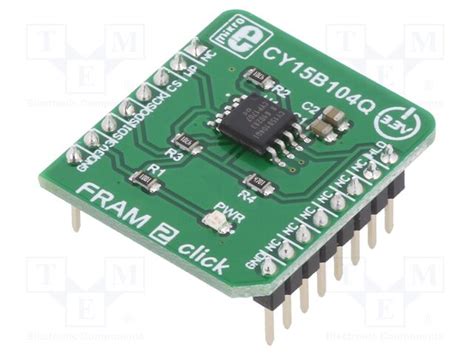 Fram 2 Click Mikroe Click Board Fram Memory Gpiospi Cy15b104q