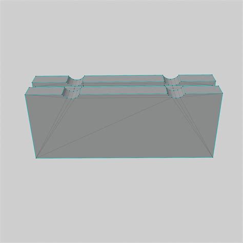 3d Model Concrete Block Restricting Traffic Pbr Low Poly Game Ready Vr Ar Low Poly Cgtrader