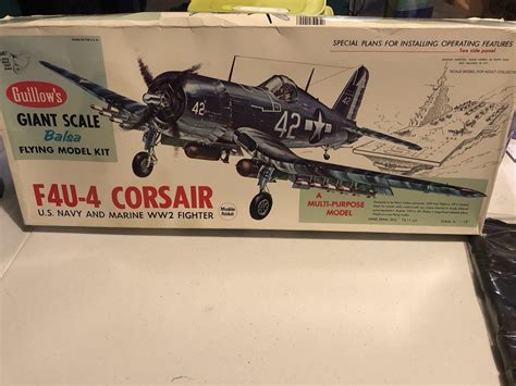 Corsair F4u 4 Model Airplane Kit 1927689741