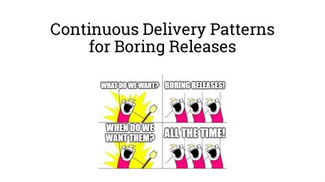 Continuous Delivery Patterns For Boring Releases Devops Porto Meetup