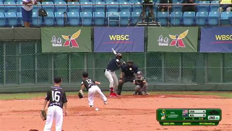 제 7회 Wbsc U 12 야구월드컵 2일차 중화 타이베이 일본 제압 World Baseball Softball
