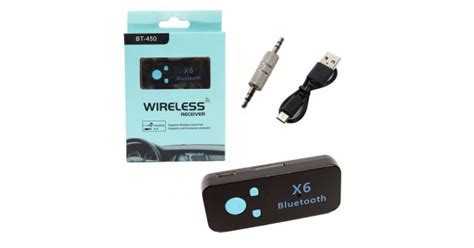 BT-450 WIRELESS BLUETOOTH RECEIVER